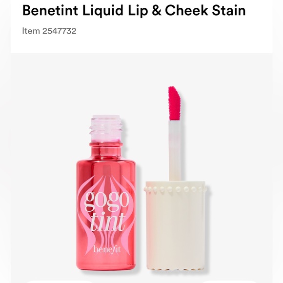 Benefit | Makeup | Nwt Benefit Gogo Tint Bright Cherry Tinted Lip Cheek ...